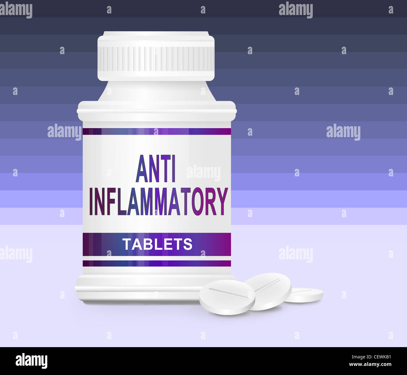 Anti inflammatory tablets Stock Photo - Alamy