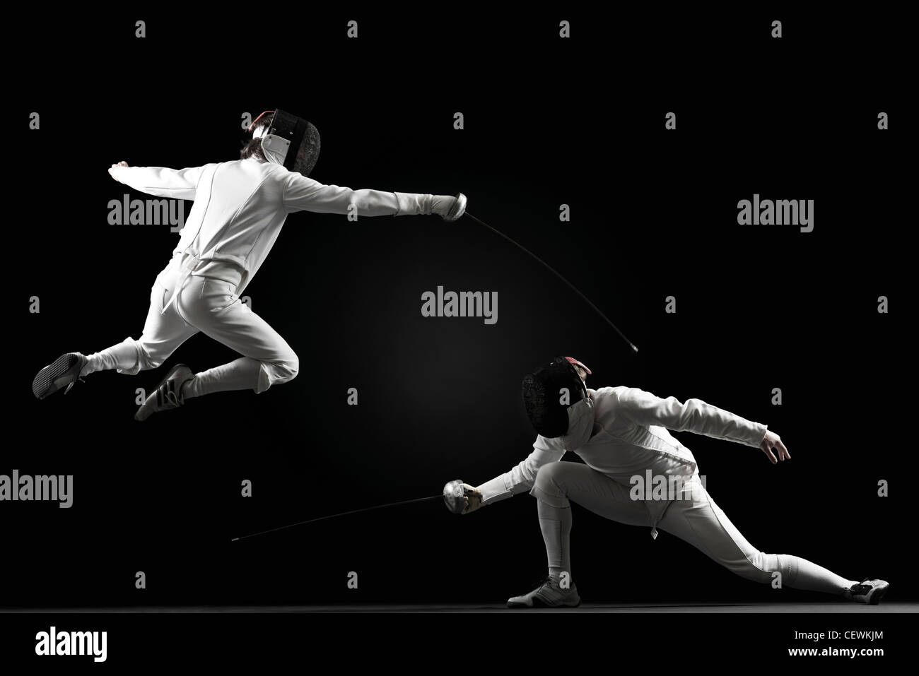 Duel fencing hi-res stock photography and images - Alamy
