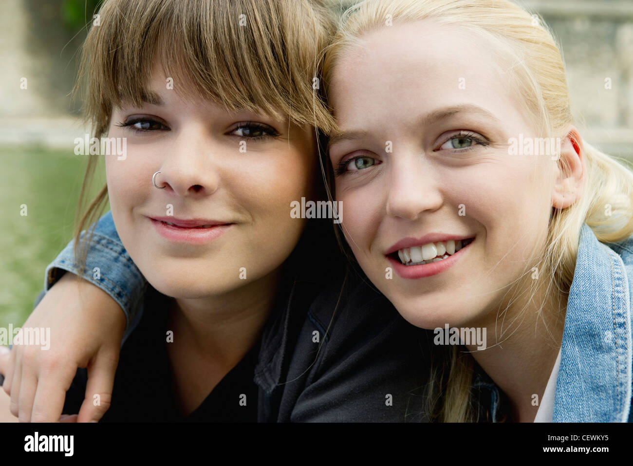 Female friends, portrait Stock Photo - Alamy