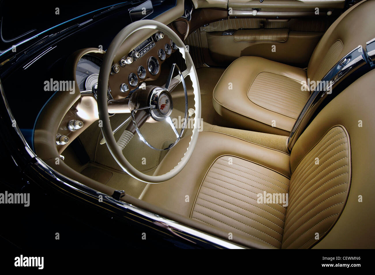 1950s car interior hi-res stock photography and images - Alamy