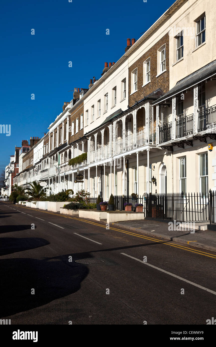 Georgian Houses on Royal Terrace, Southend Stock Photo - Alamy
