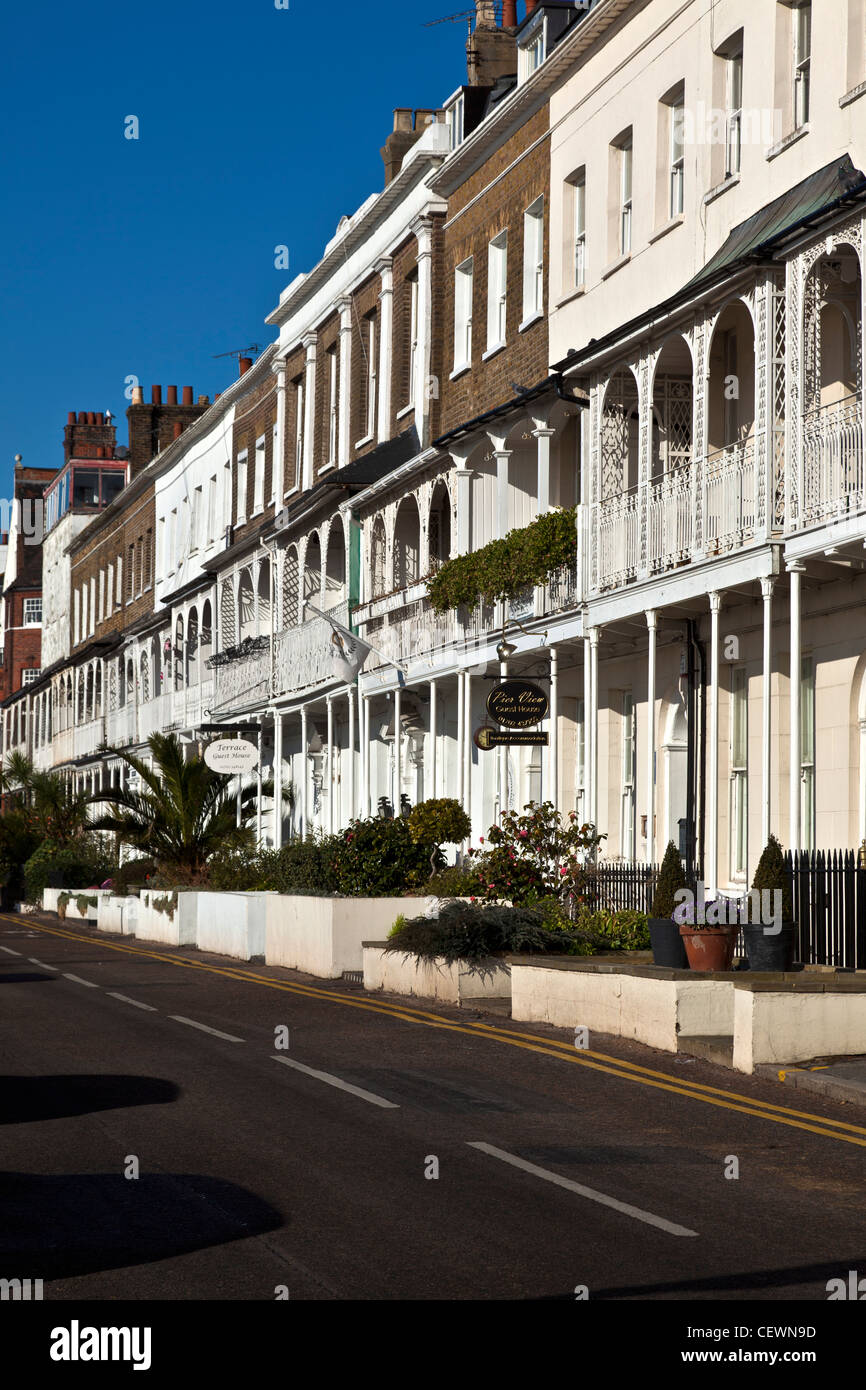 Georgian Houses on Royal Terrace, Southend Stock Photo - Alamy