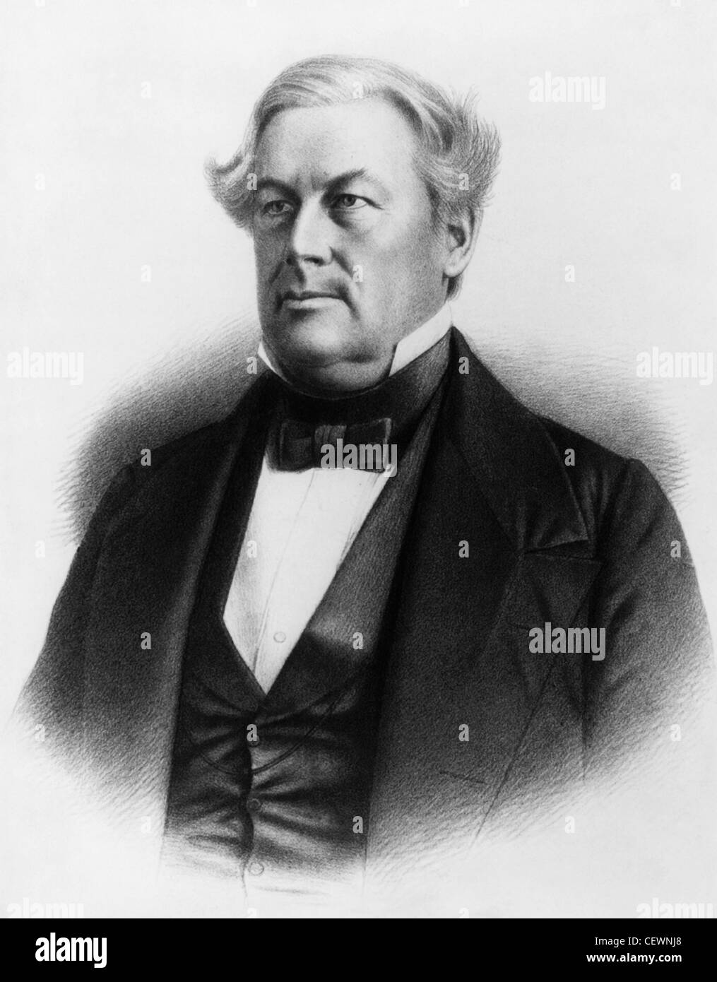 Vintage portrait of Millard Fillmore (1800 - 1874) - the 13th US ...