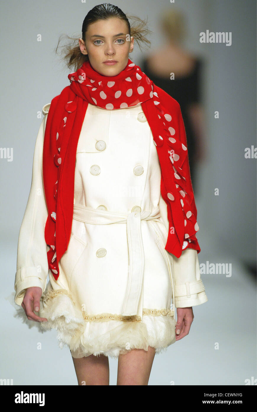 Tata Naka London Ready to Wear Autumn Winter Brunette female model ...