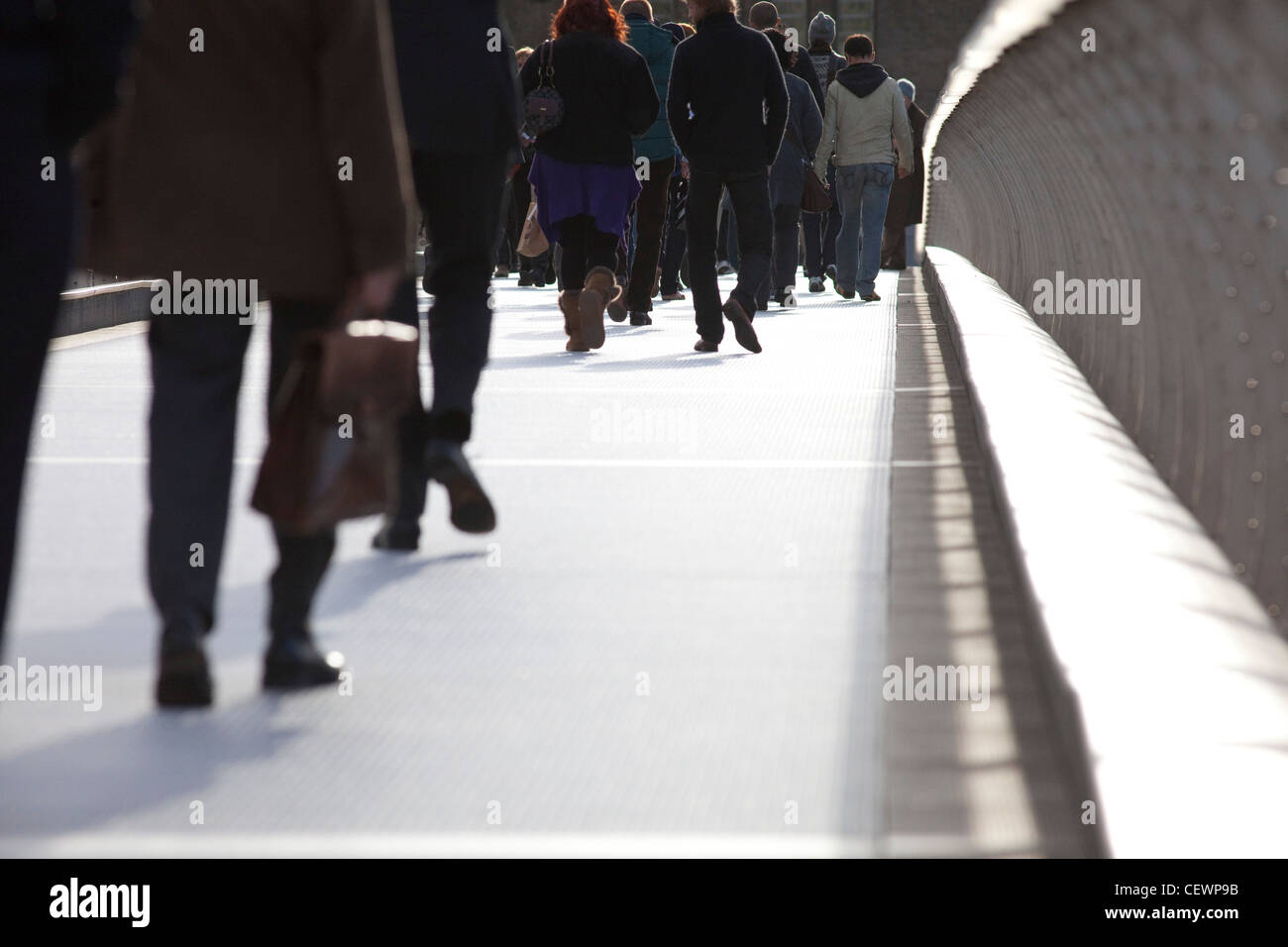 Workers commuting in London Stock Photo - Alamy