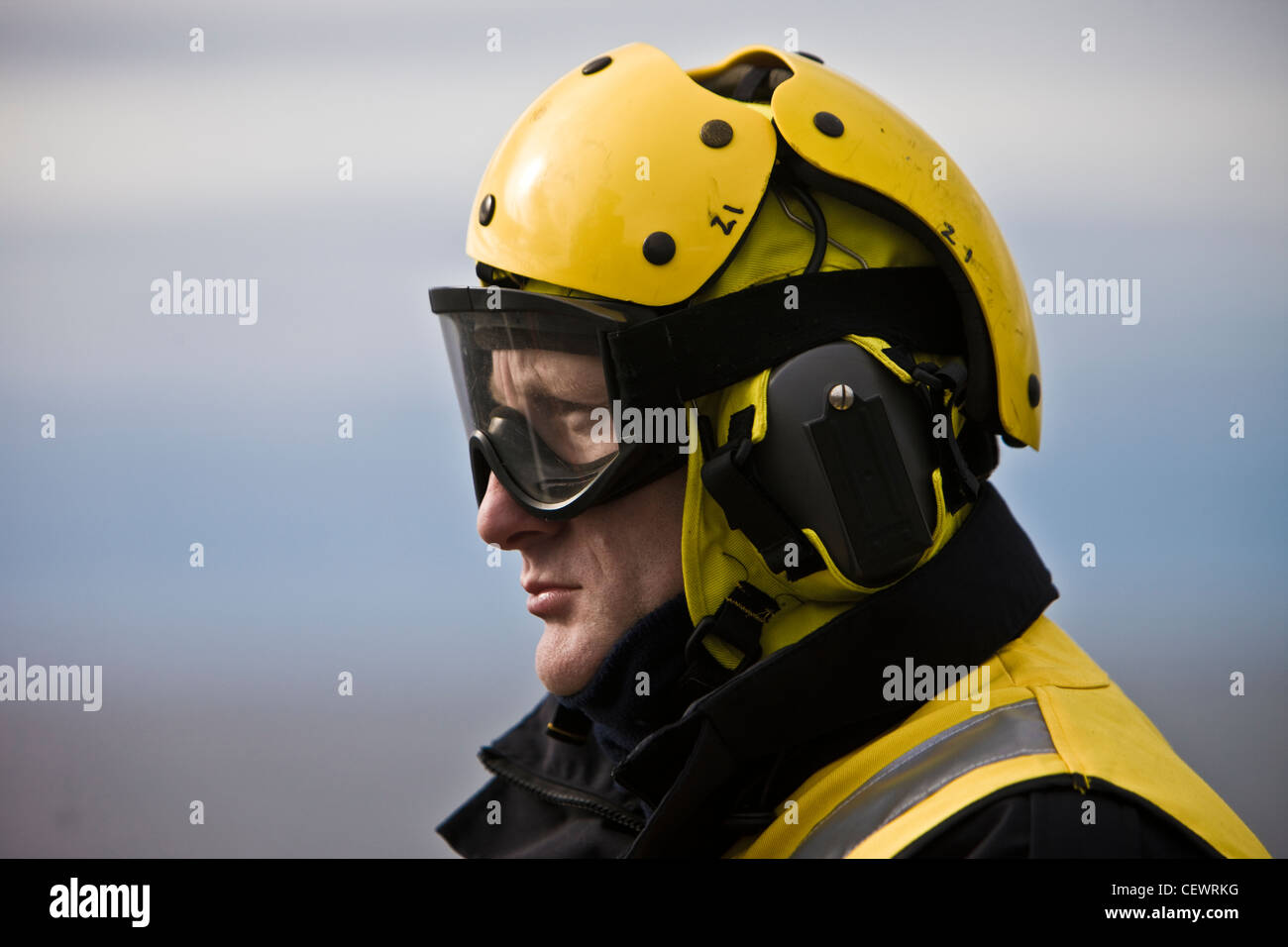 Navy aircraft carrier crewman hi-res stock photography and images - Alamy