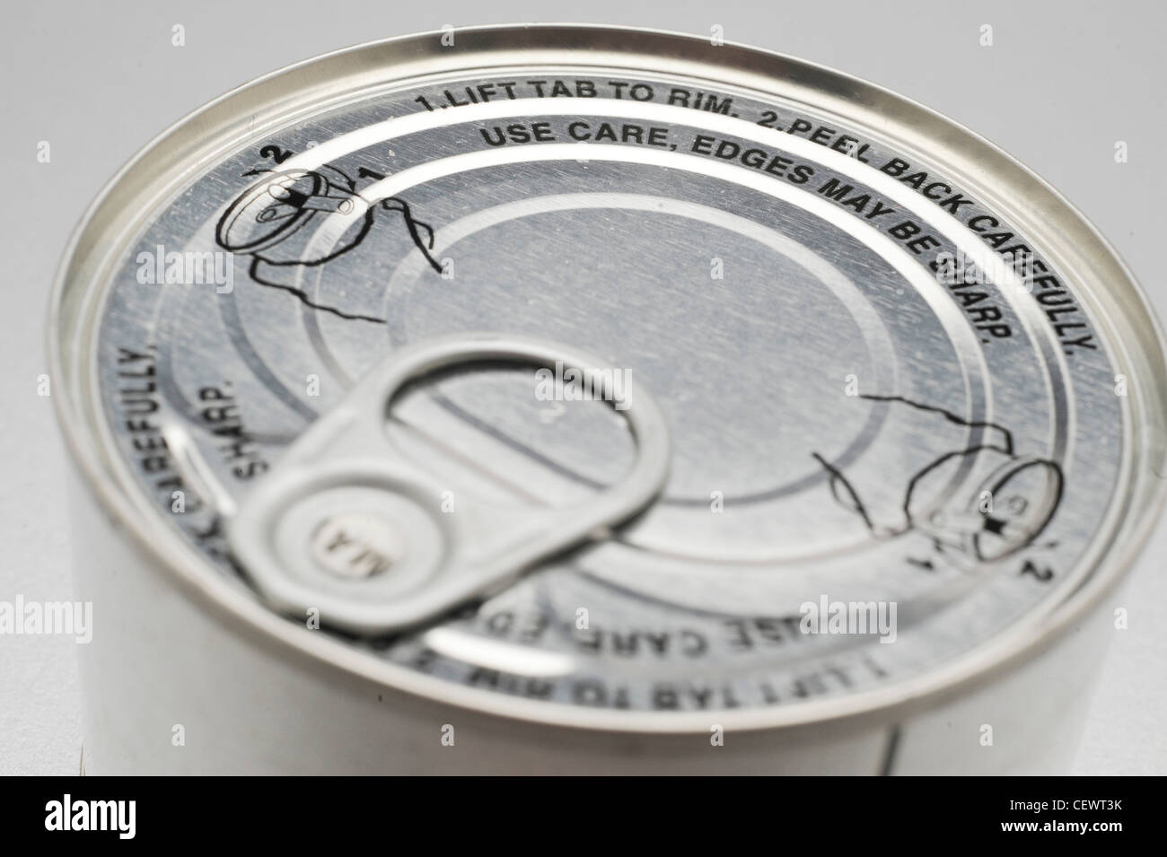 Years Of The Tin Can A still life image of a tin with pull ring opening ...