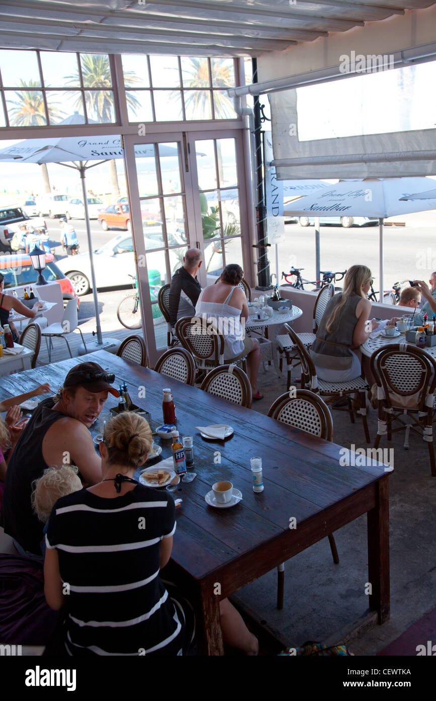 Sandbar at the Grand - Cafe in Camps Bay Stock Photo - Alamy