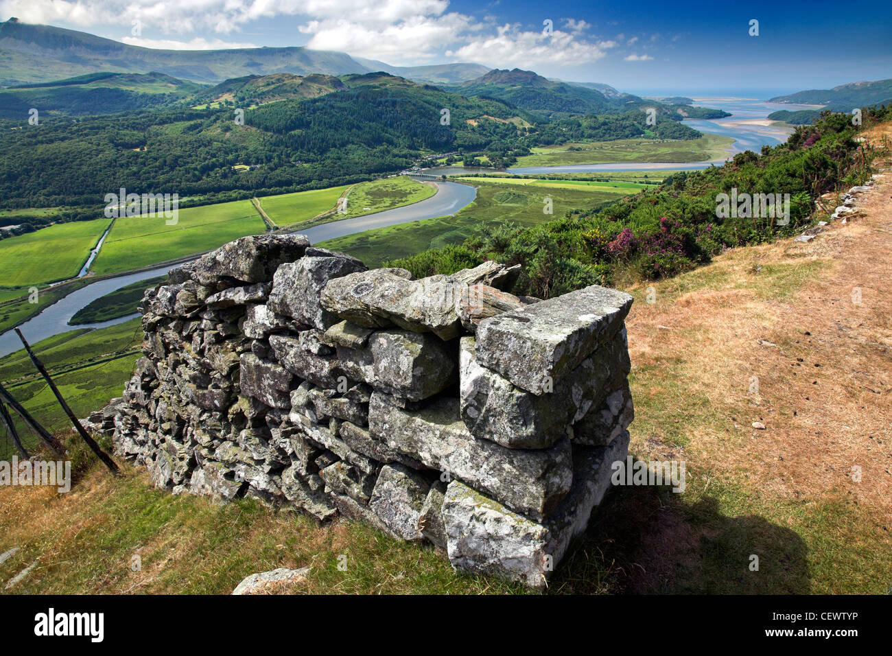 A view toward the Mawddach Estuary. Morfa Mawddach is a beautiful ...