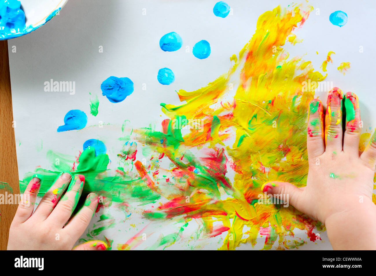 Child abstract painting hi-res stock photography and images - Alamy