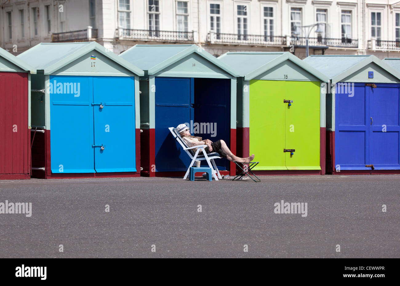 Traditional bathing hut woman hi-res stock photography and images - Alamy