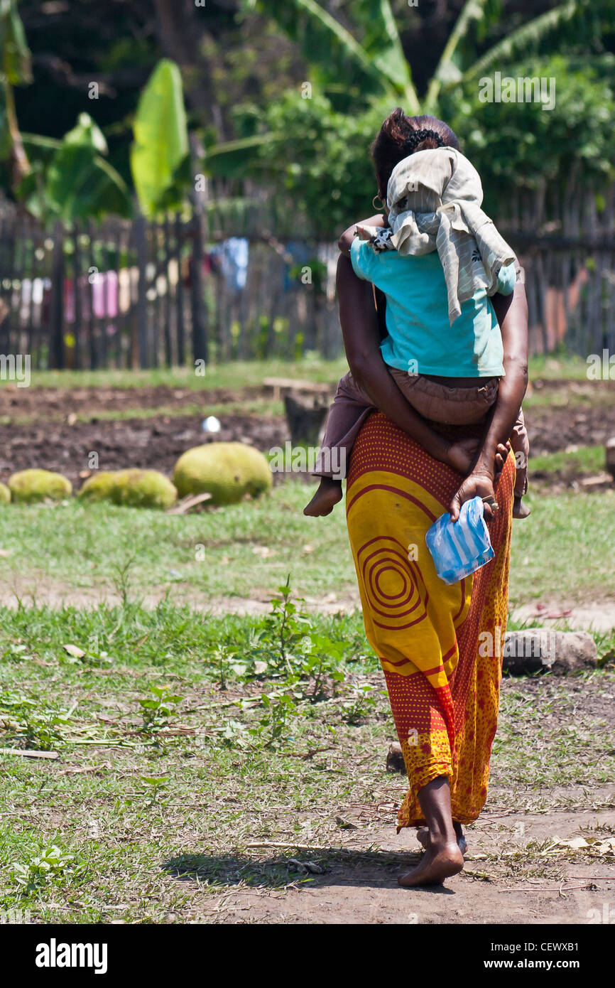 Sakalava woman of Ankify, Madagascar Stock Photo - Alamy