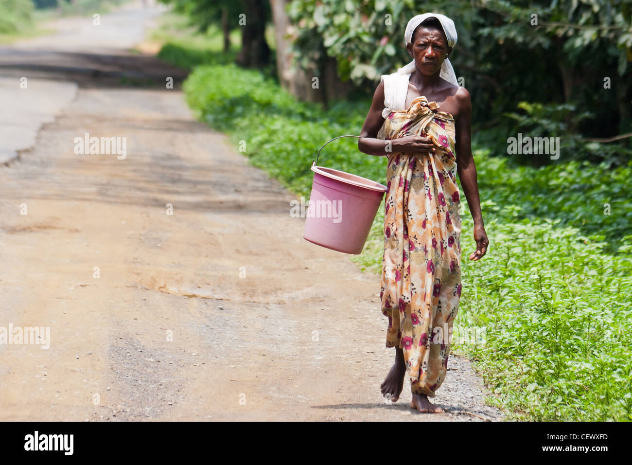 Sakalava woman of Ankify, Madagascar Stock Photo - Alamy
