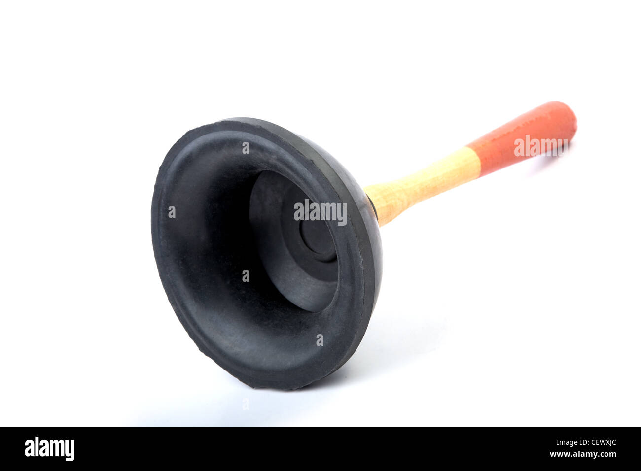 plunger isolated on a white background Stock Photo - Alamy