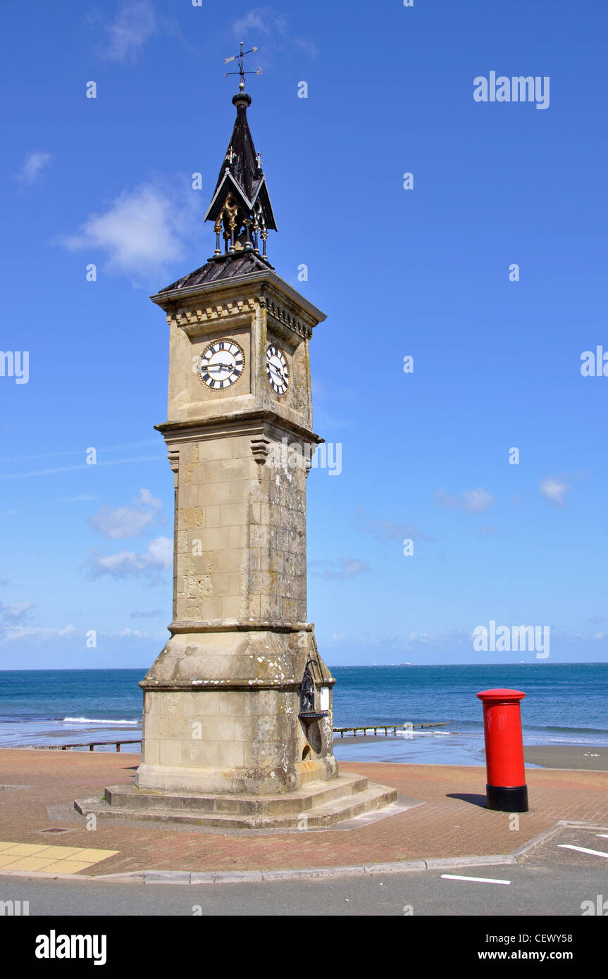 Clock Tower, Shanklin, Isle of Wight, Hampshire, England, UK Stock ...
