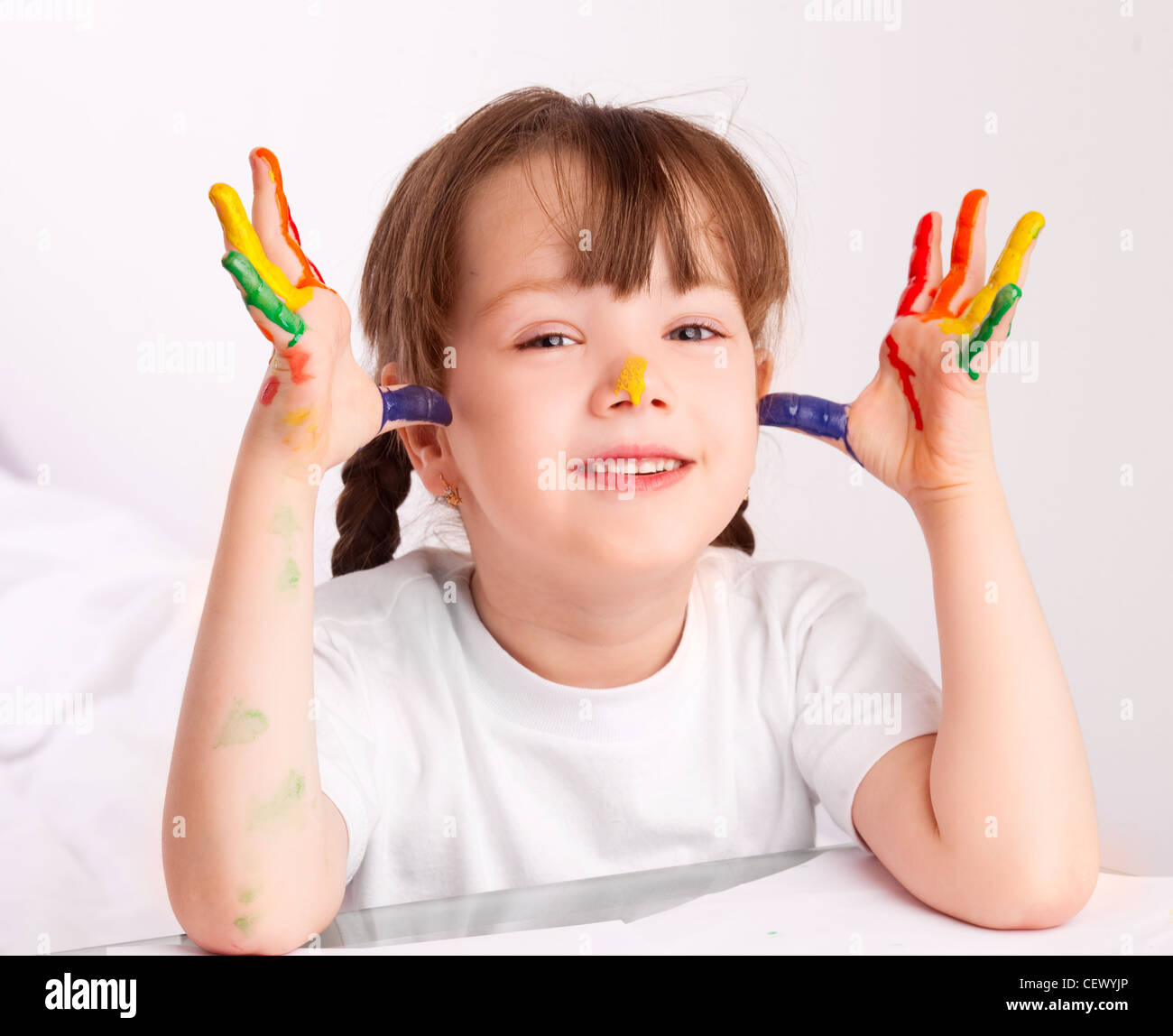 happy child at home Stock Photo - Alamy