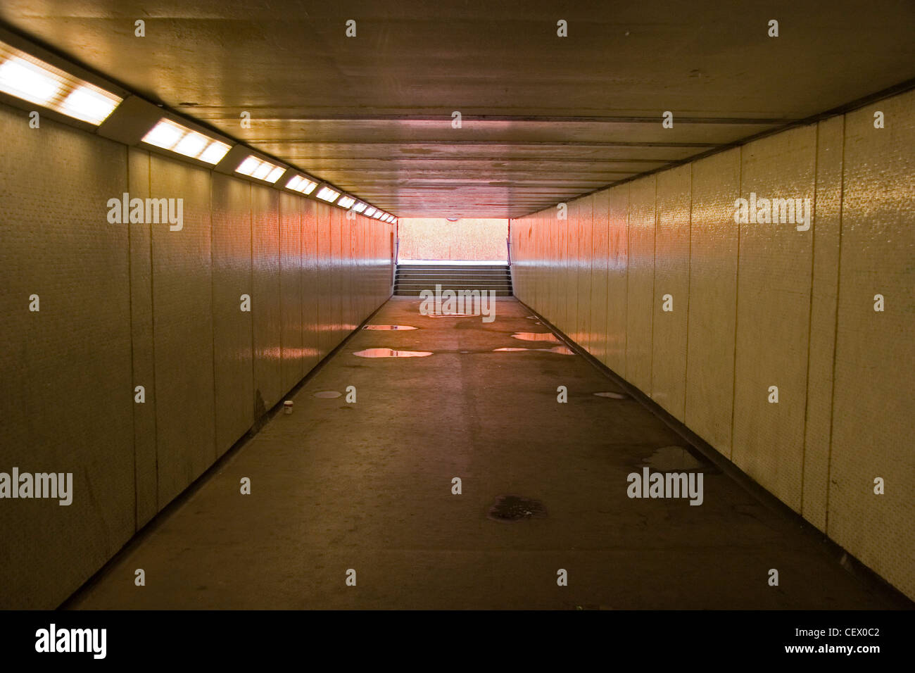 A squalid subway in Central London Stock Photo - Alamy