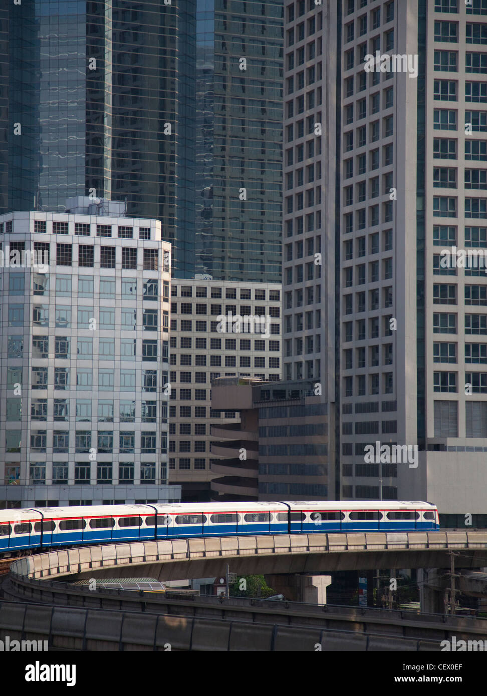 BTS subway train system in Bangkok, Thailand Stock Photo - Alamy