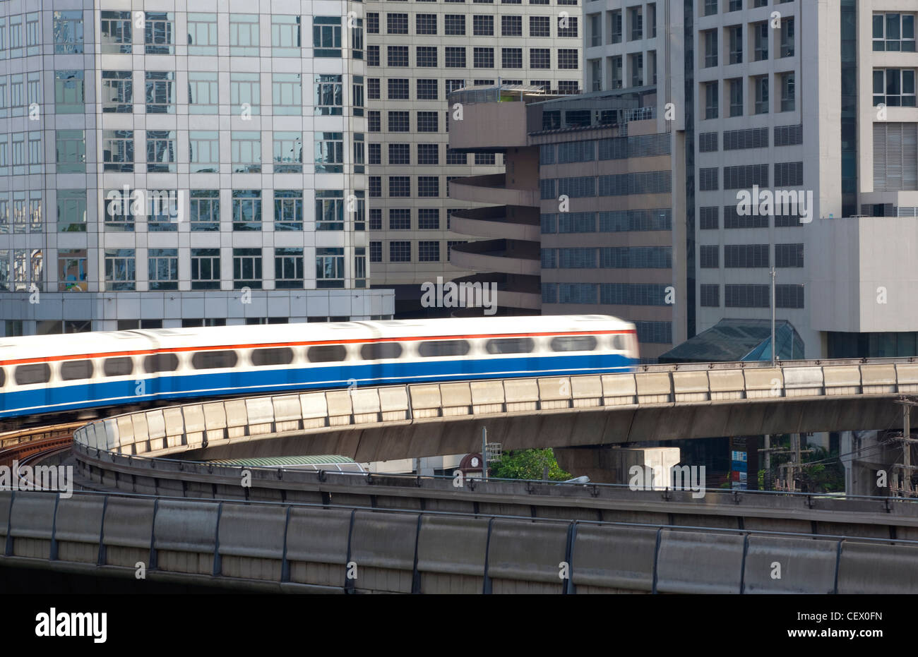 BTS subway train system in Bangkok, Thailand Stock Photo - Alamy