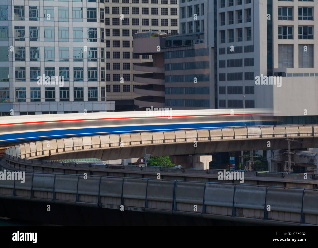 BTS subway train system in Bangkok, Thailand Stock Photo - Alamy
