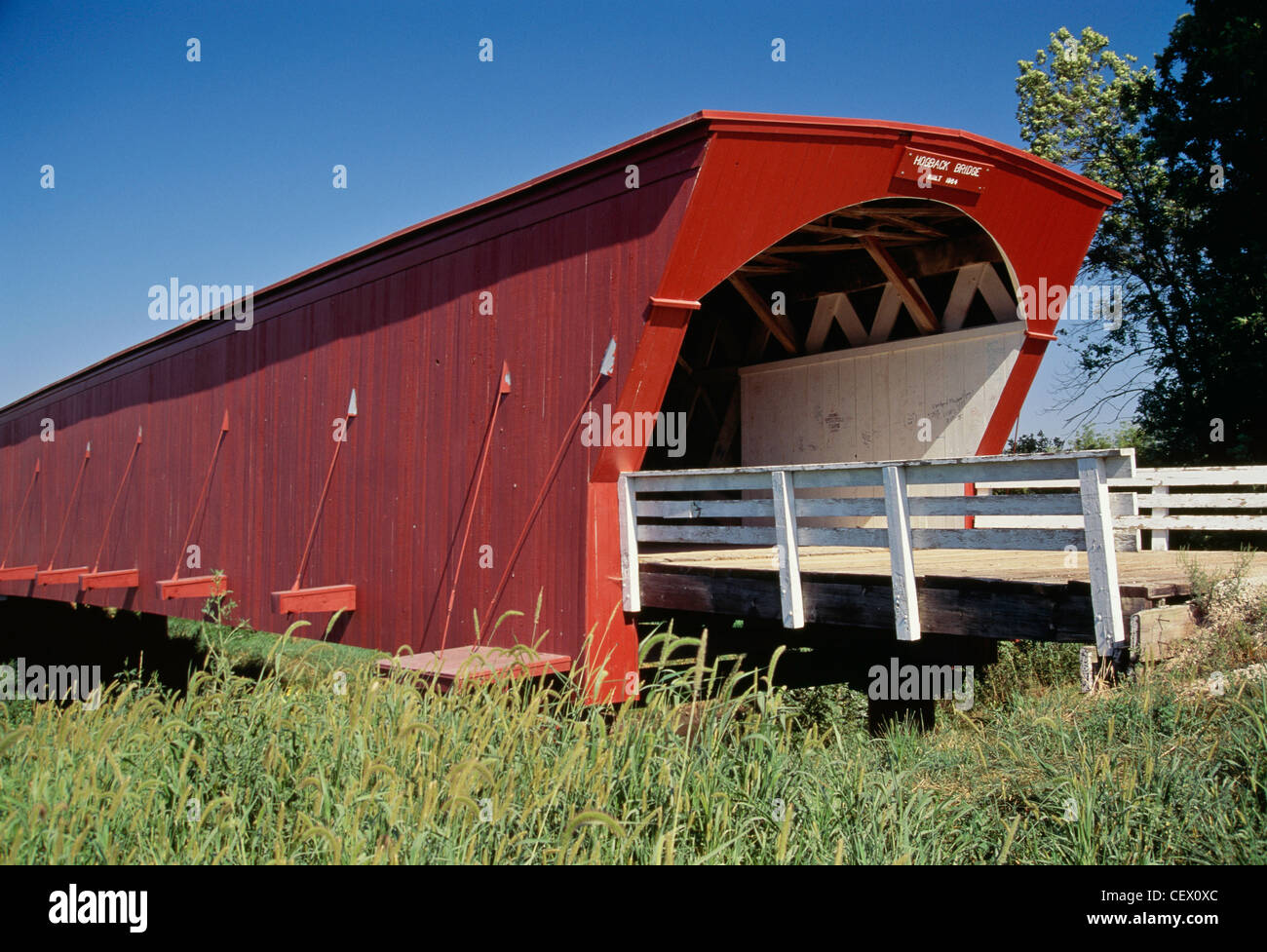 Hogback Covered Bridge, Madison County, Iowa, USA Stock Photo - Alamy