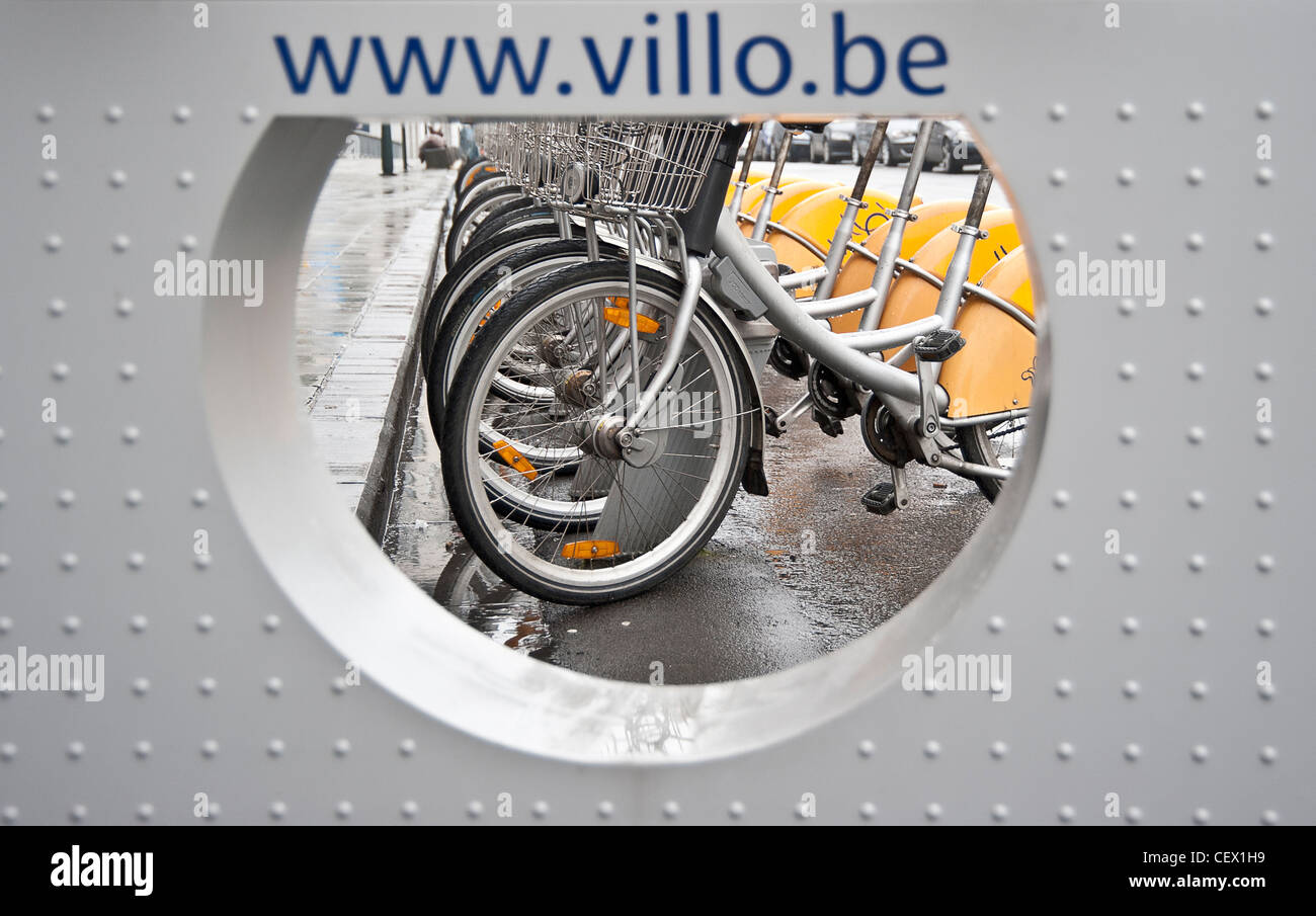 Villo rental bicycles hi-res stock photography and images - Alamy