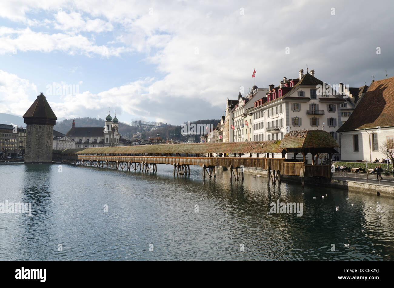 Story of luzern bridge hi-res stock photography and images - Alamy