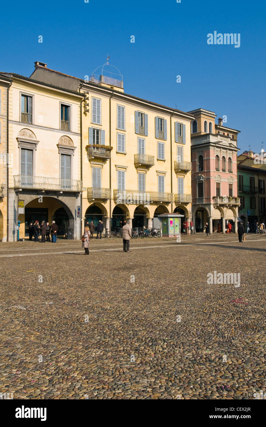 Vittoria square, Lodi, Lombardy, Italy Stock Photo - Alamy
