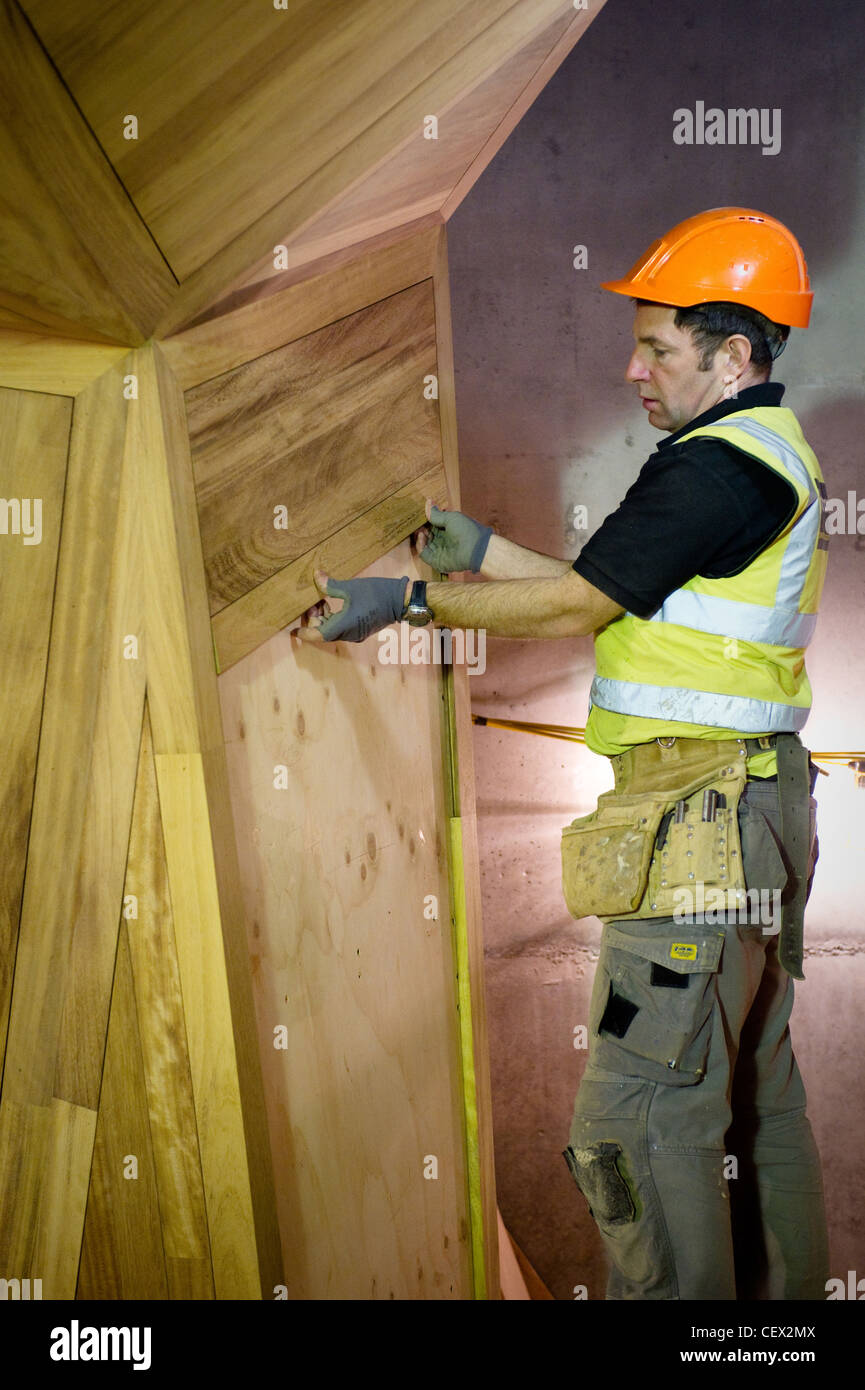 Carpenters working on a building Stock Photo - Alamy