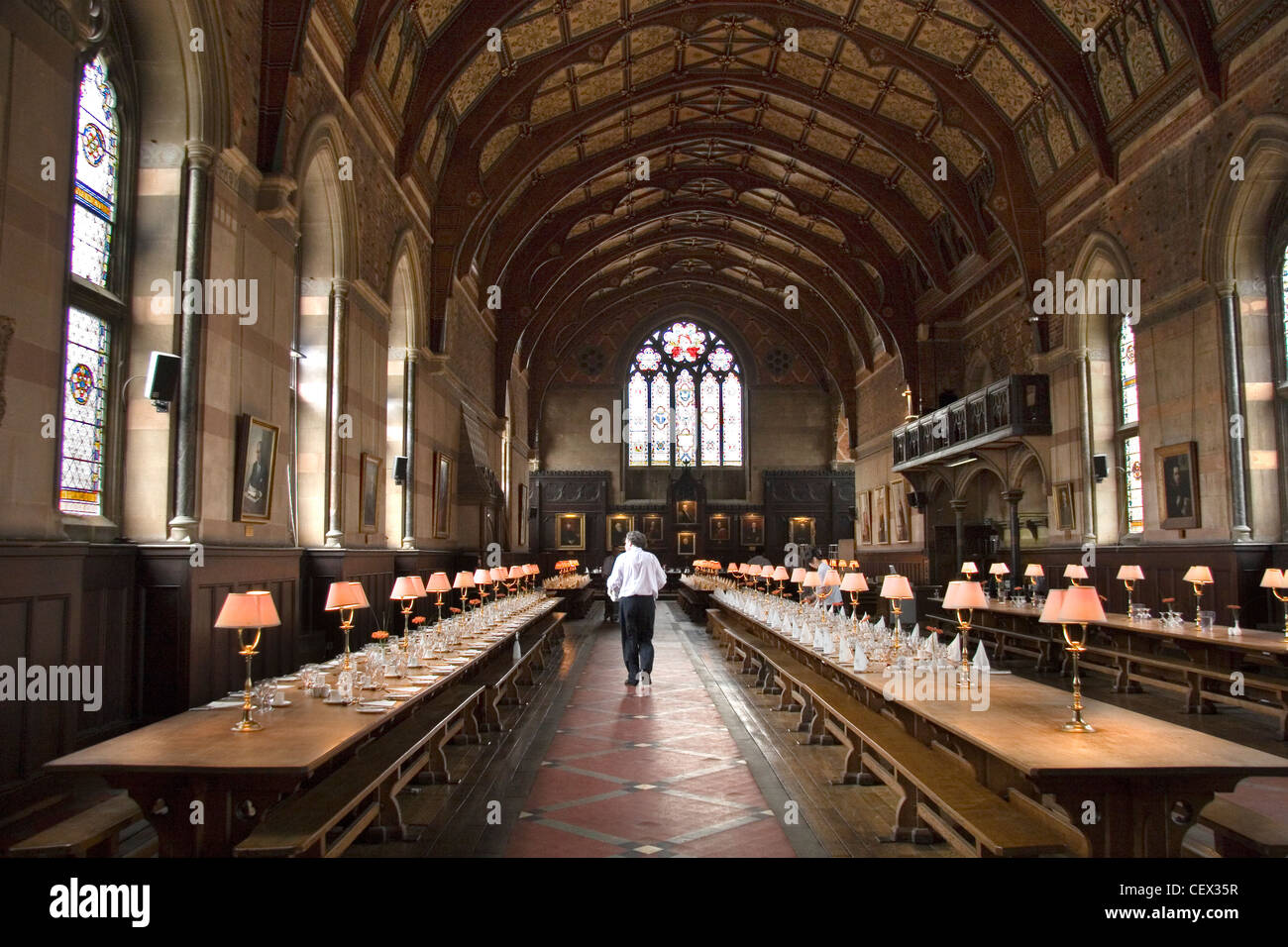The Great Hall of Keble College, Oxford University 2 Stock Photo - Alamy