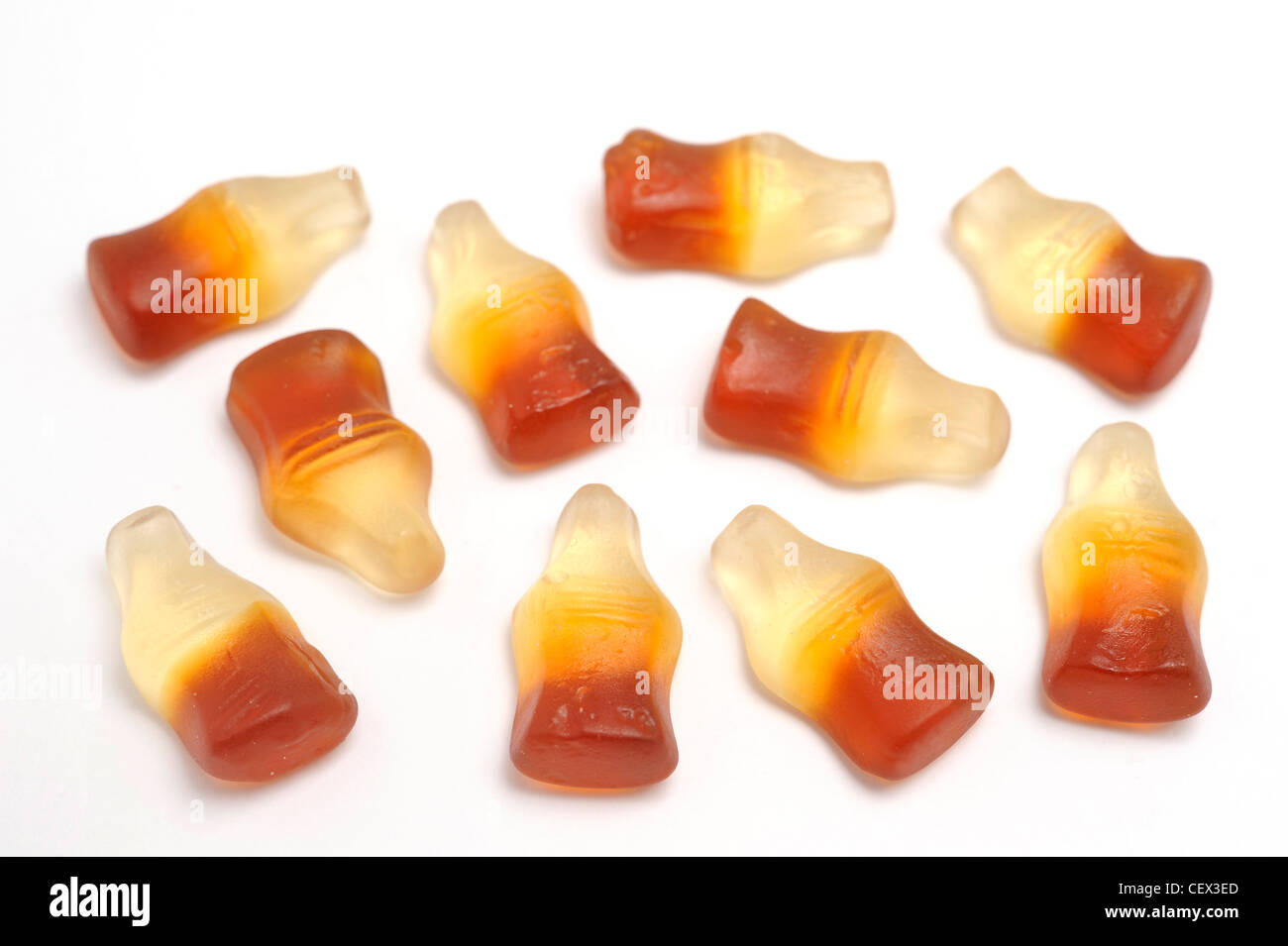 Gummy cola bottles Stock Photo - Alamy