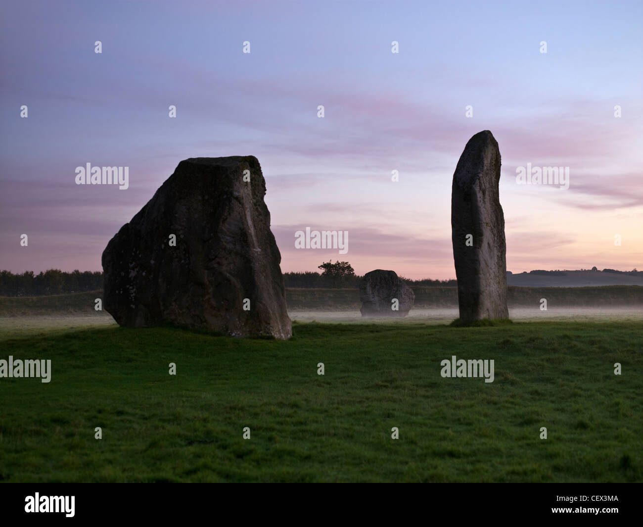 Part of the Avebury stone circle, one of Europe's largest prehistoric ...