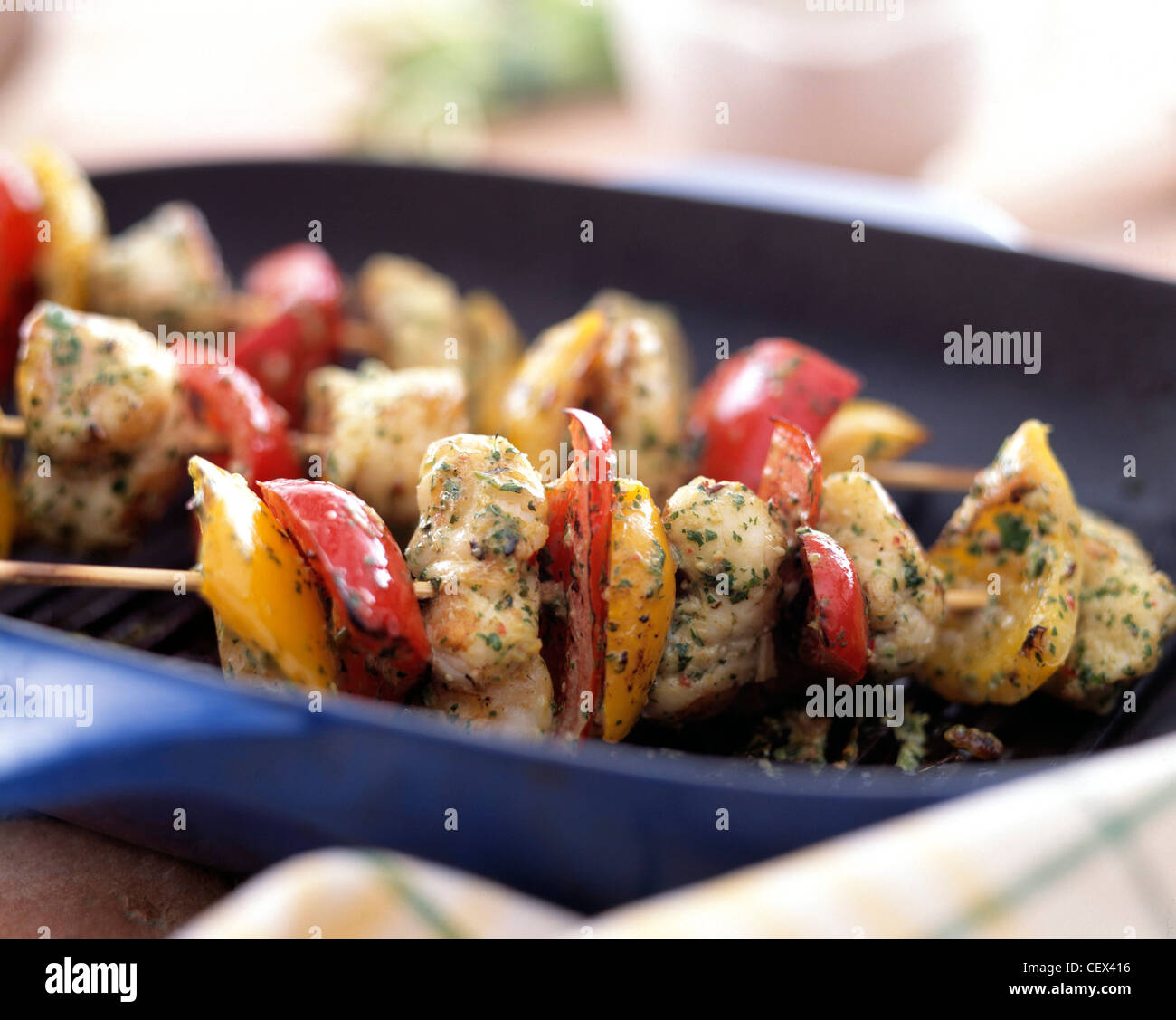 Fish Brochettes Coconut Dressing Monkfish is idealthis Thai inpired ...