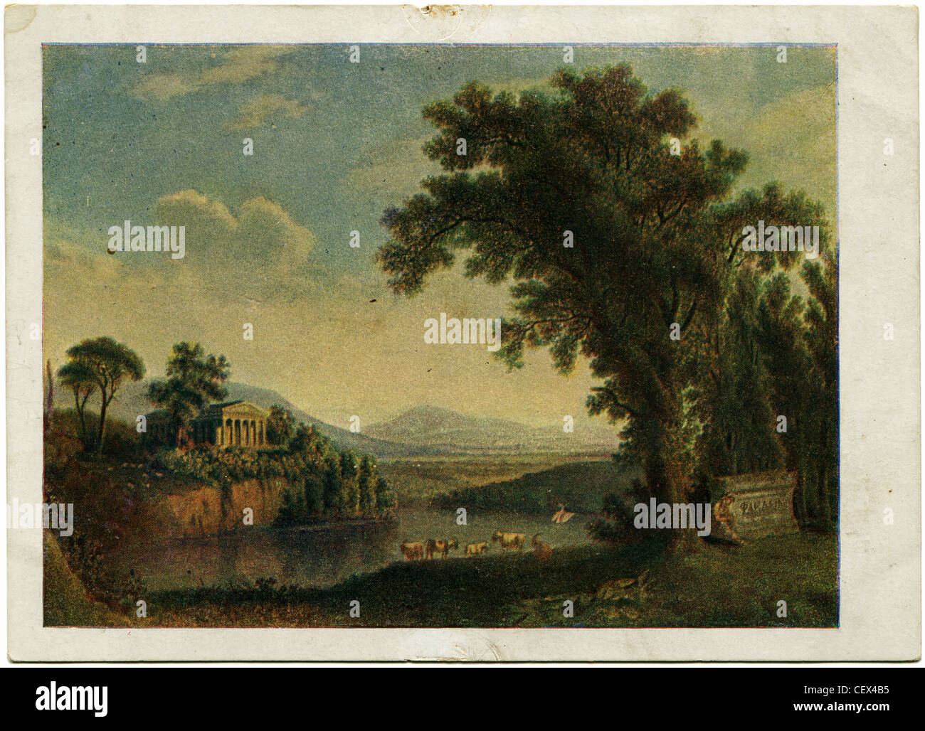 Philipp Hackert - Antique Landscape Stock Photo - Alamy