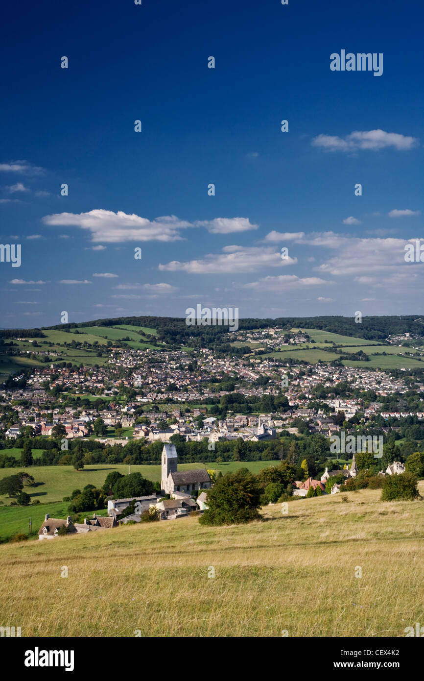 View of the Stroud Valley from Selsey Common Stock Photo - Alamy