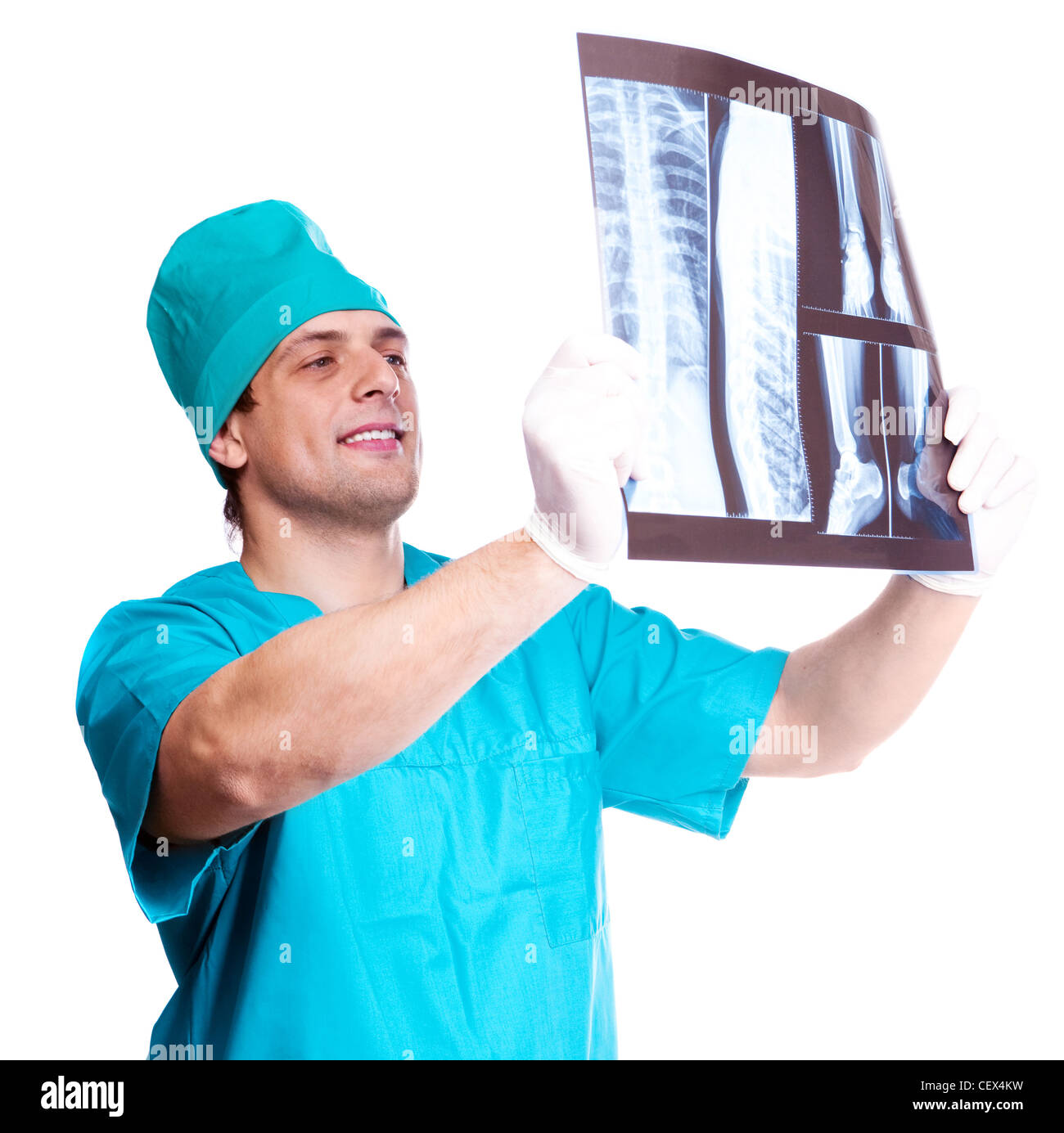 doctor with X-ray, isolated Stock Photo - Alamy