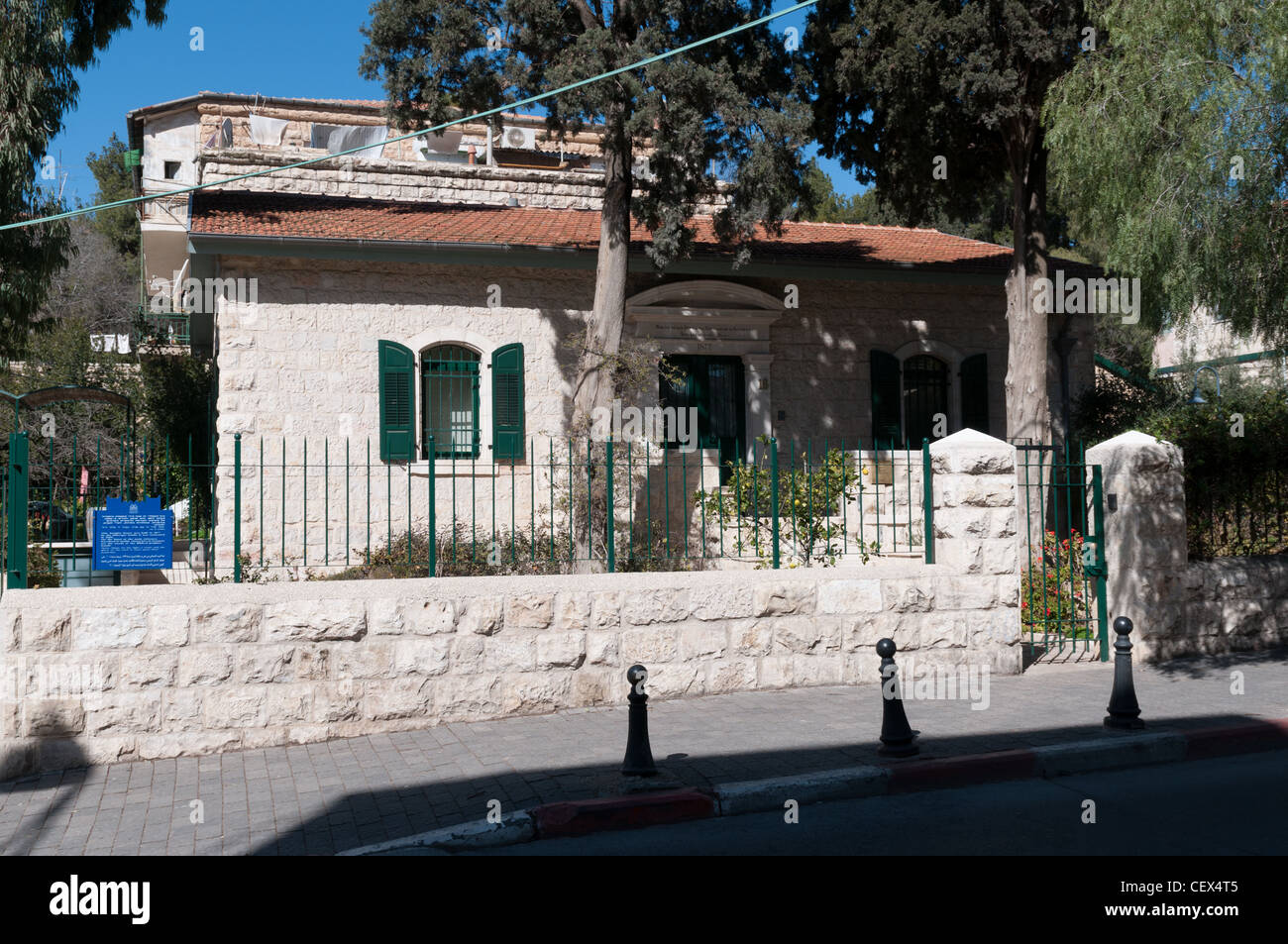 The German Colony in Jerusalem Stock Photo - Alamy