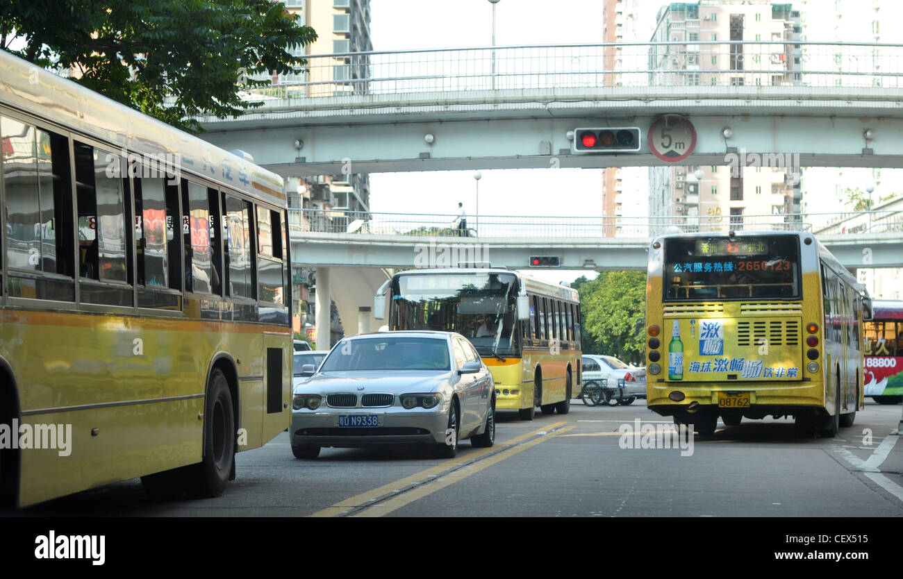 bus in the city Stock Photo - Alamy