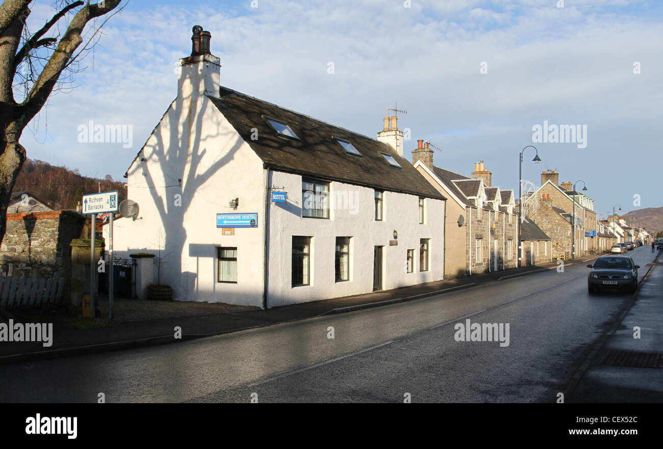 Newtonmore Hostel Scotland January 2012 Stock Photo - Alamy