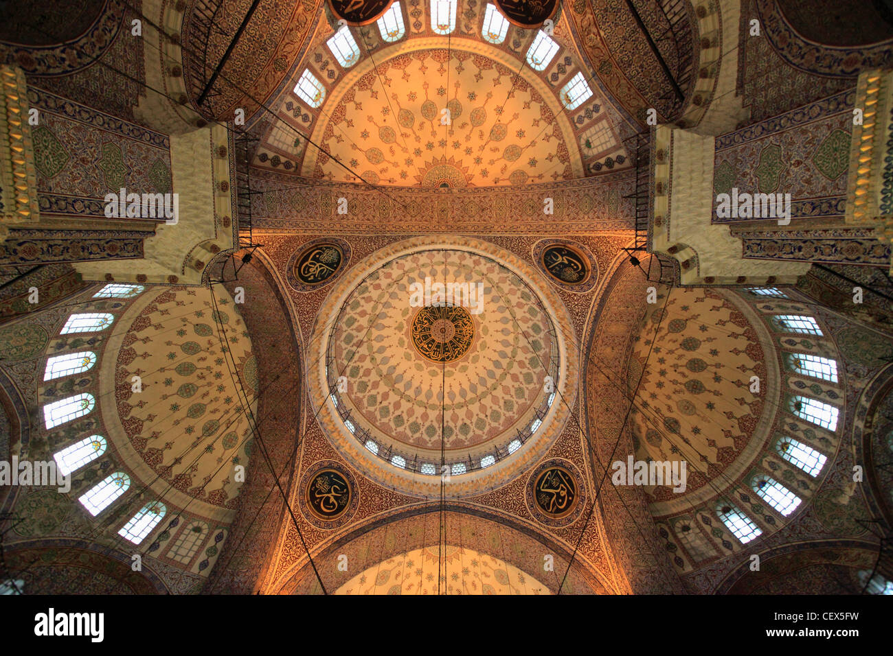 Turkey; Istanbul; New Mosque, Yeni Camii, interior Stock Photo - Alamy