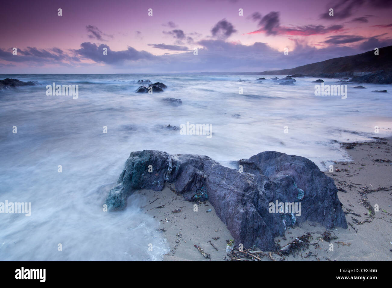 Wave weather whitsands storm hi-res stock photography and images - Alamy