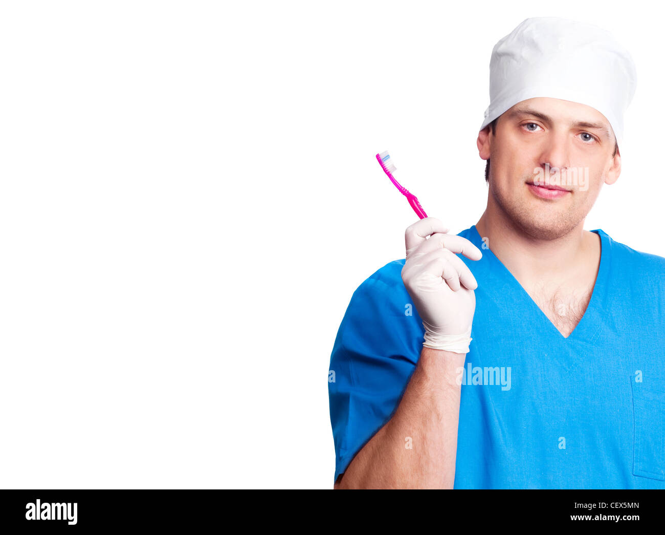 doctor with teeth brush Stock Photo - Alamy