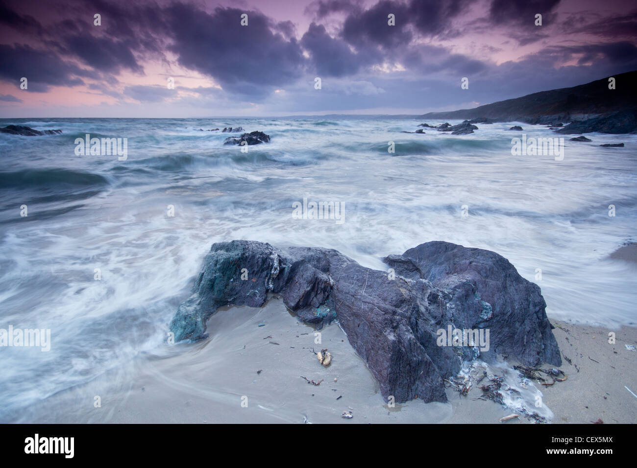 Wave weather whitsands storm hi-res stock photography and images - Alamy