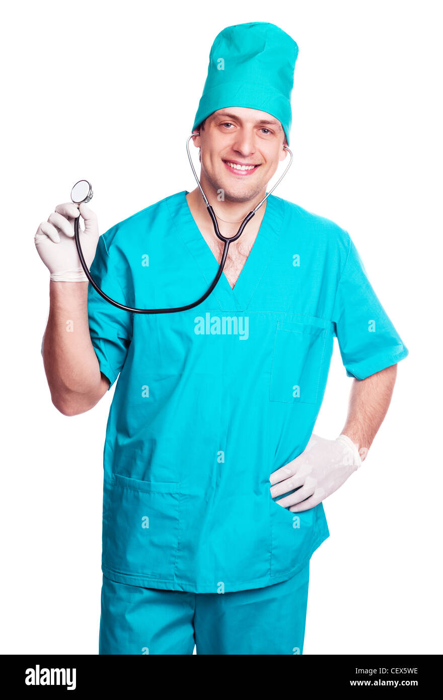 doctor, isolated against white background Stock Photo - Alamy