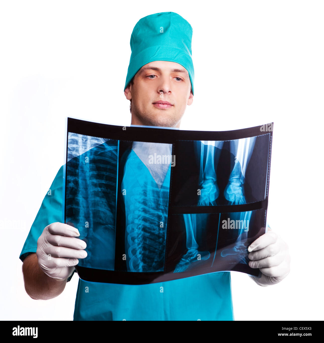 doctor with X-ray, isolated Stock Photo - Alamy