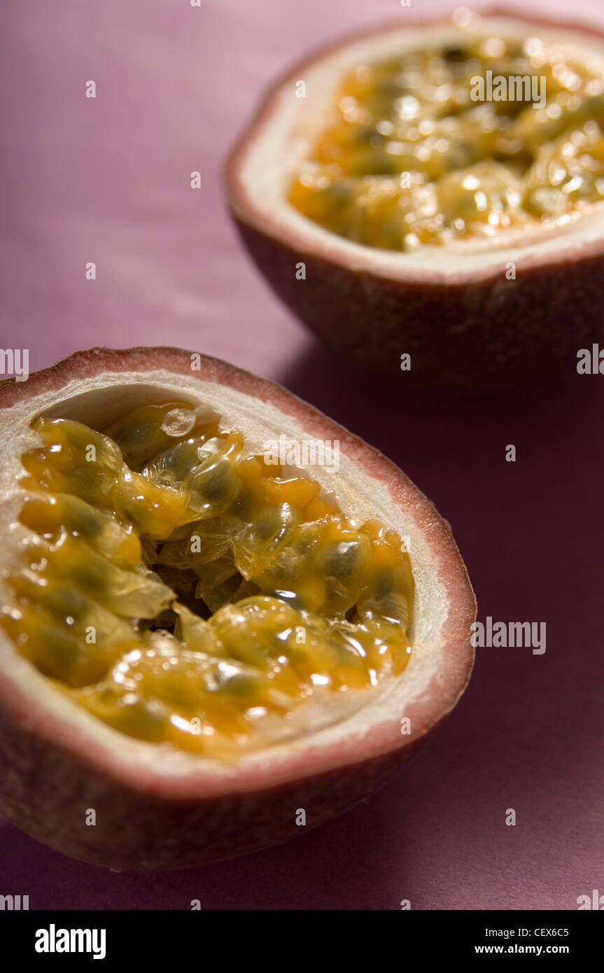 Fruit cut in half hi-res stock photography and images - Alamy