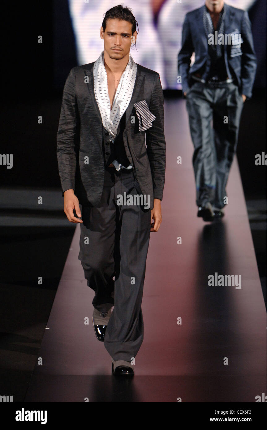 Milan emporio armani menswear ready hi-res stock photography and images ...