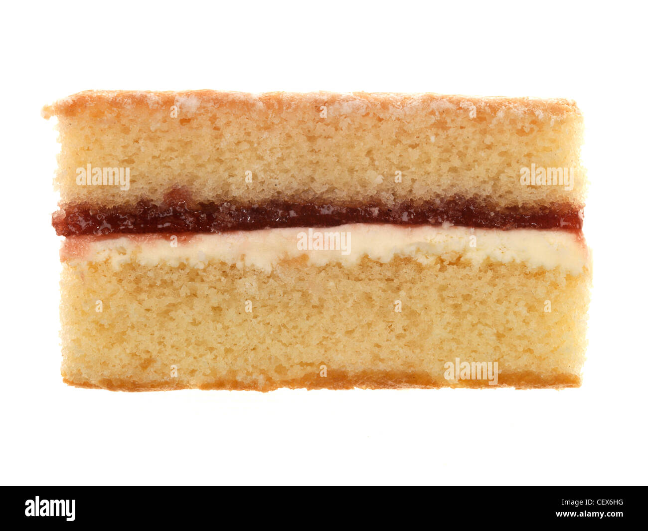 Victoria Sponge Cake Stock Photo - Alamy