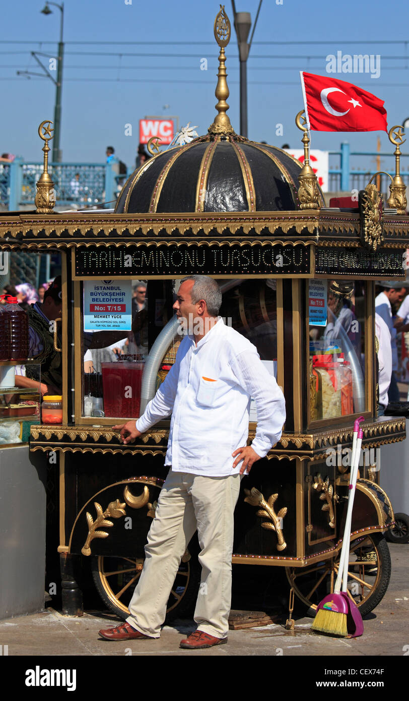 Turkey; Istanbul; street vendor, stall Stock Photo - Alamy
