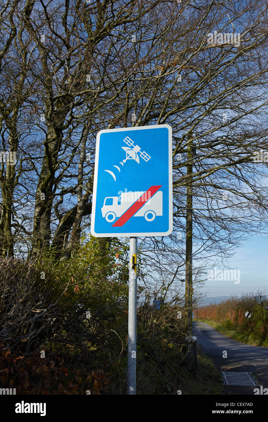 Warning sign wales hi-res stock photography and images - Alamy